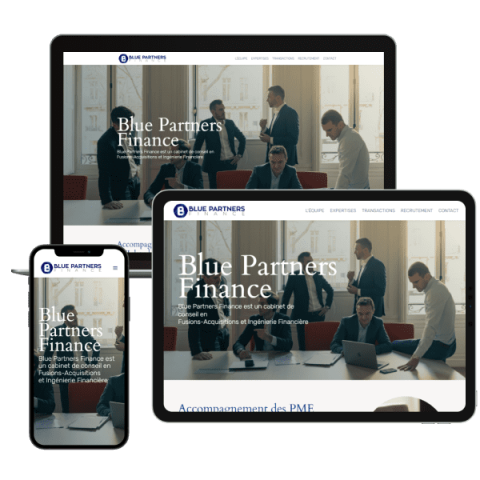 Refonte du site d'un cabinet de M&A et rafraîchissement de l'identité ...